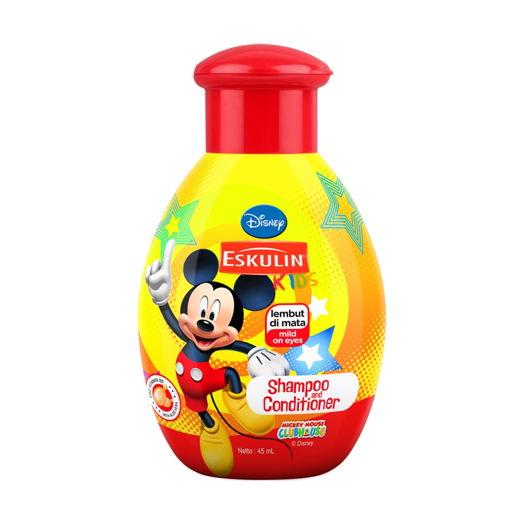 ESKULIN KIDS SHAMPOO&CONDITIONER DISNEY MICKEY MOUSE 45ML | Lazada ...