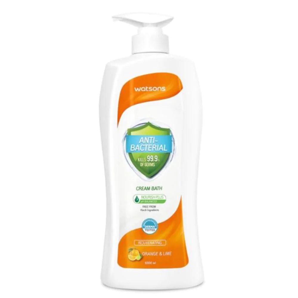 Sabun Cair WATSONS Anti Bacterial Aroma Orange & Lemon 1000 ml | Lazada ...