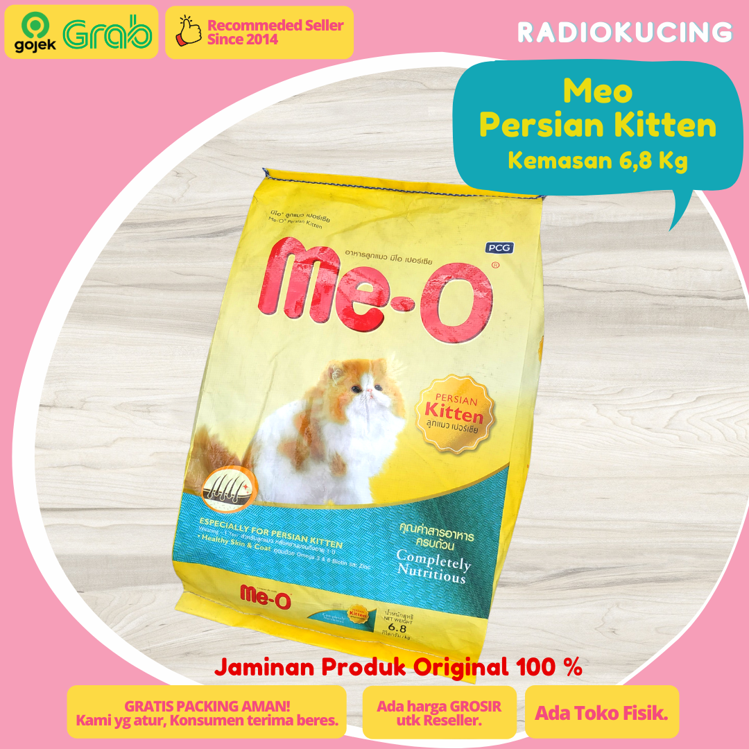 Meo Me-O Persian Kitten 6.8 kg Karung Cat Food Makanan Kucing [ JUWIES ...