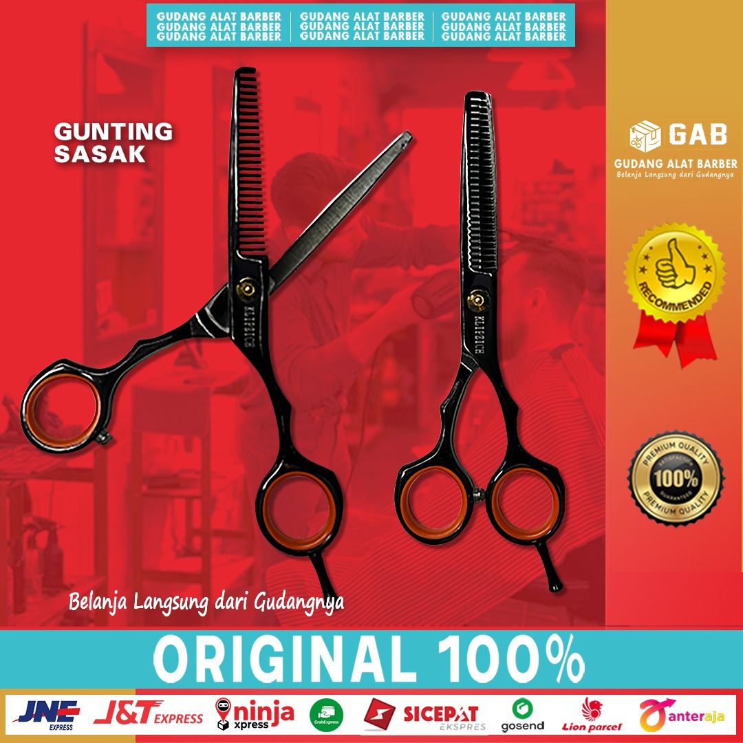 Gunting Sasak Potong Klipzich Solingen Alat Cukur Pangkas Rambut ...