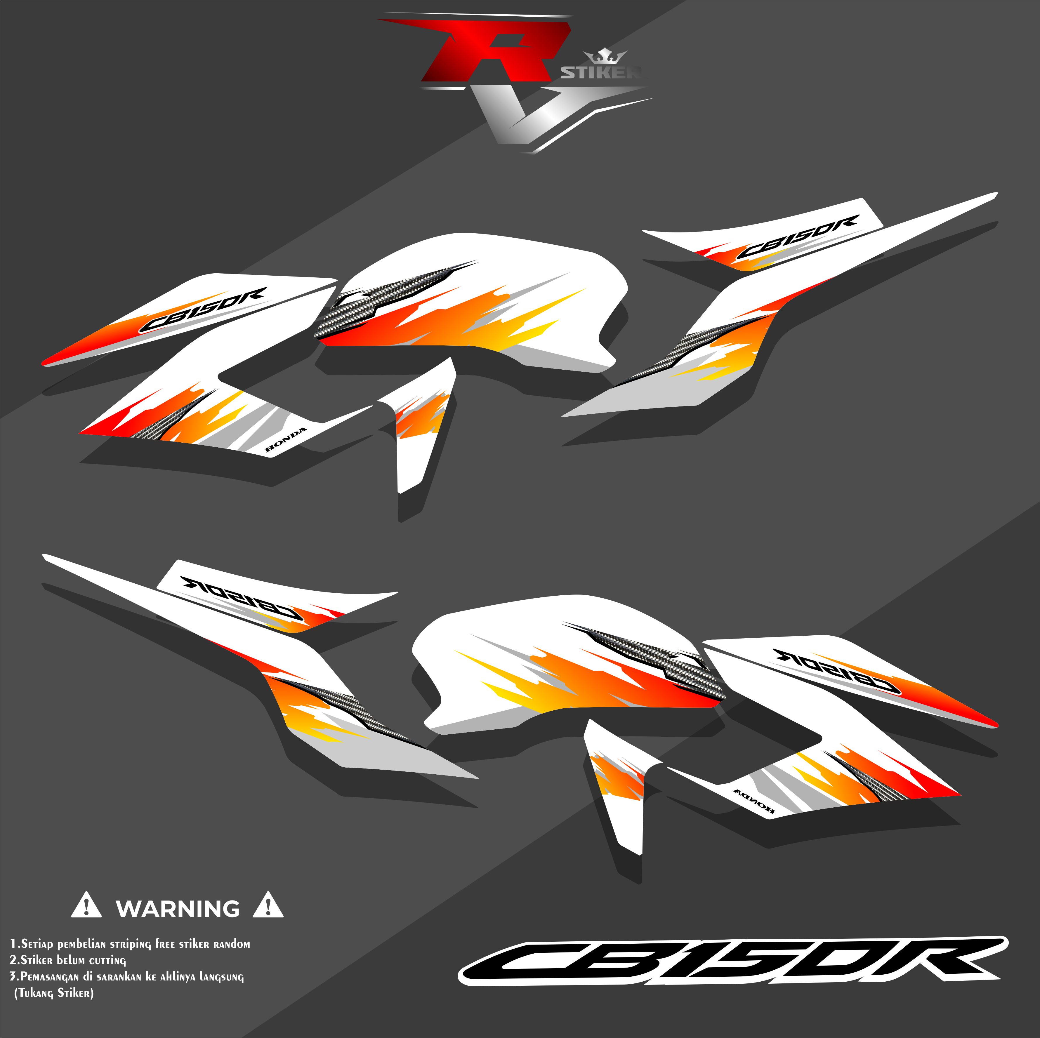 STRIPING CB150R STREETFIRE/STIKER CB150R NEW V2/STRIPING CB150R V2 ...