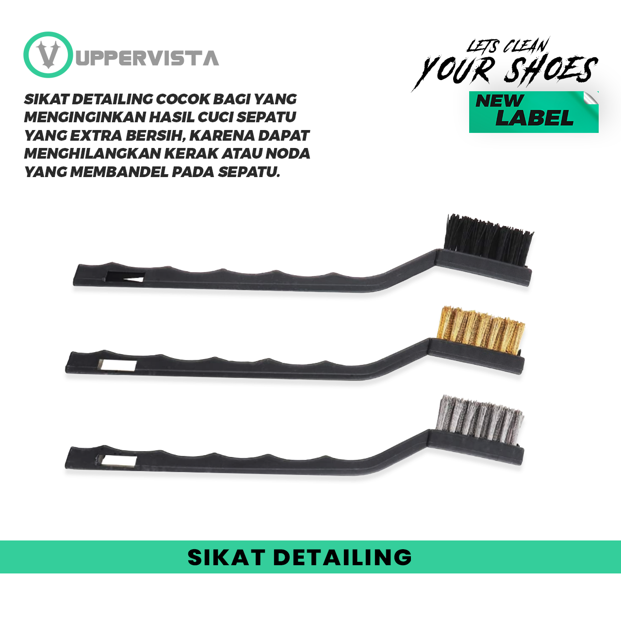 Sikat Sepatu Detailing Sikat besi Wire brush | Lazada Indonesia