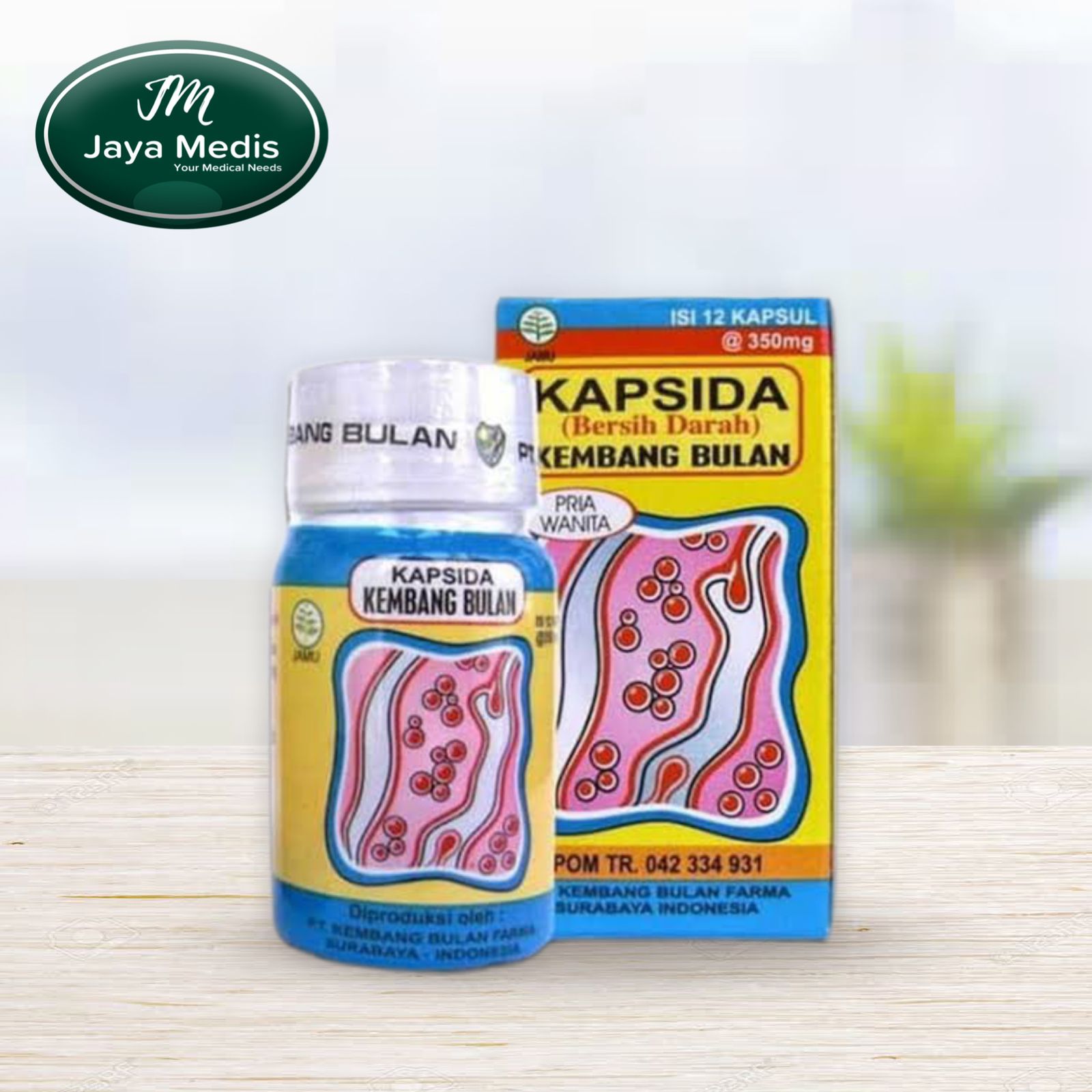Kapsida Kembang Bulan 1 Box 12 Kapsul | Lazada Indonesia