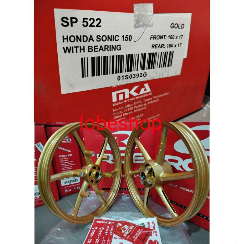 velg rcb sp522 honda sonic 150 dan supra gtr 150 | Lazada Indonesia