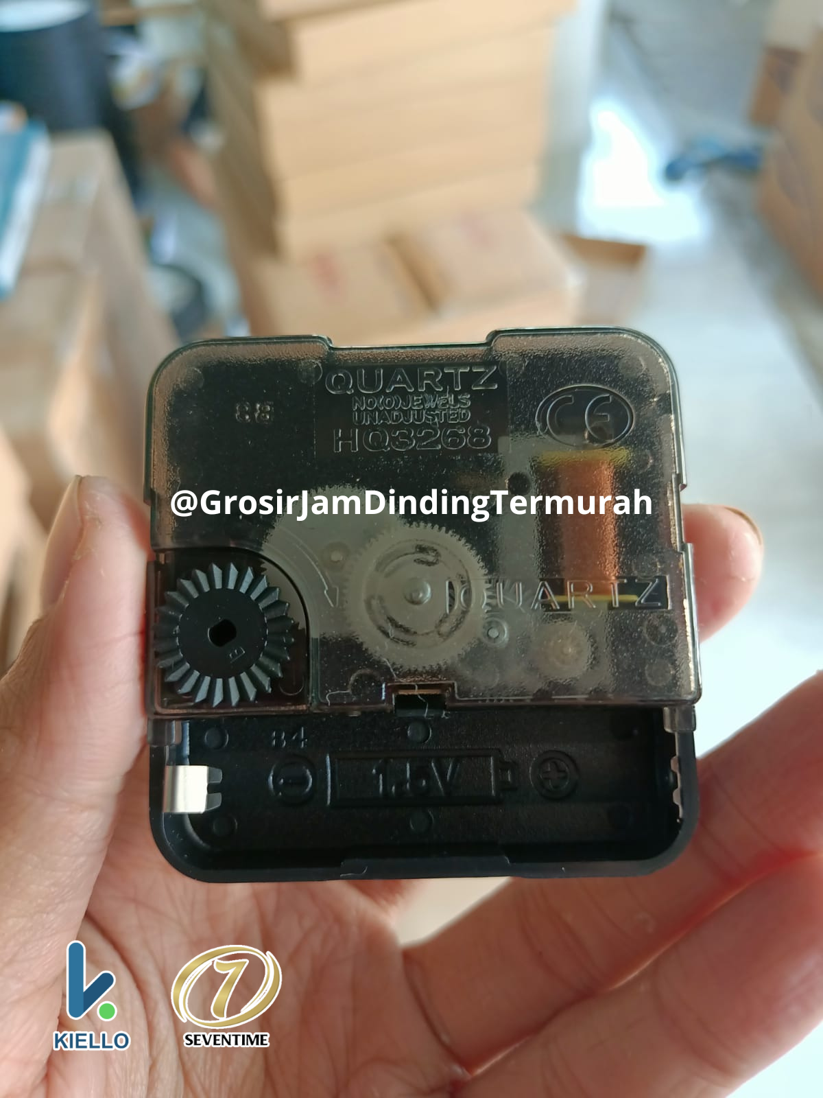 Mesin jam dinding berkualitas merk quartz premium Modern Awet | Lazada ...