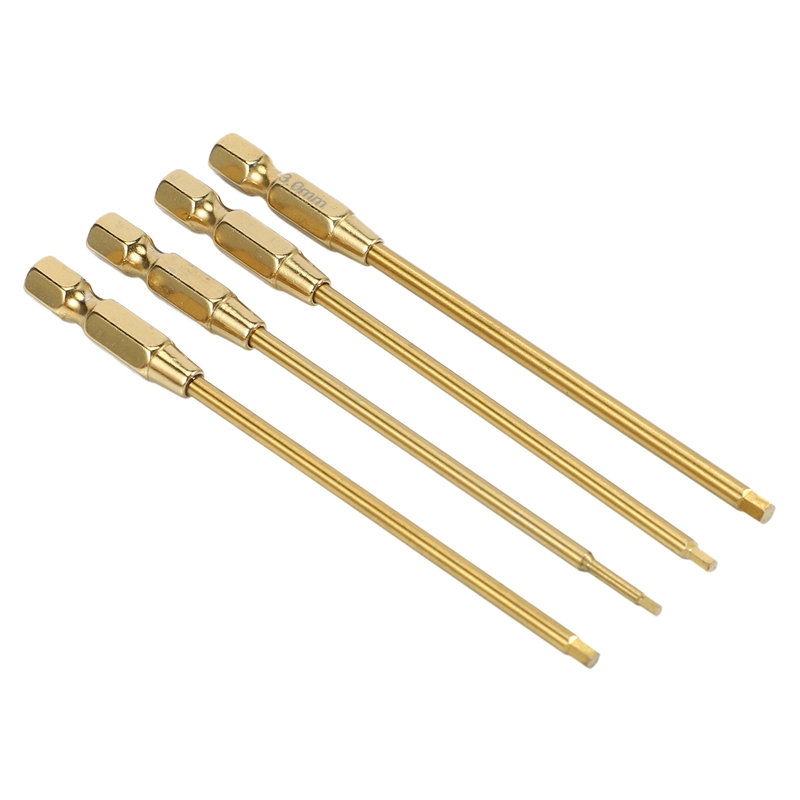 Titanium Quick Change Hex Key Hex Wrenches Screwdrivers Tools Kit 1.5 ...