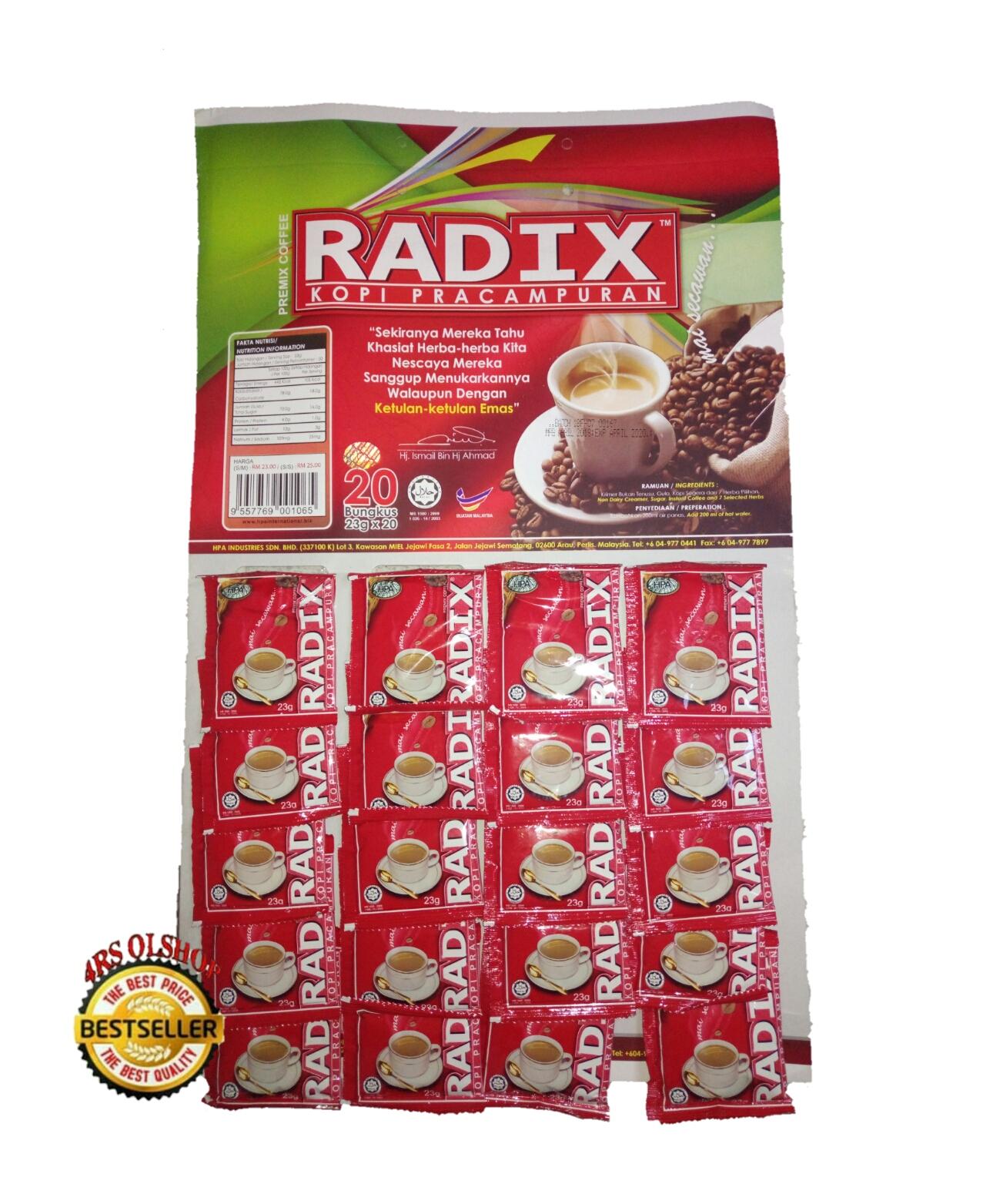 PREMIX COFFEE RADIX MALAYSIA 1 PAPAN | Lazada Indonesia