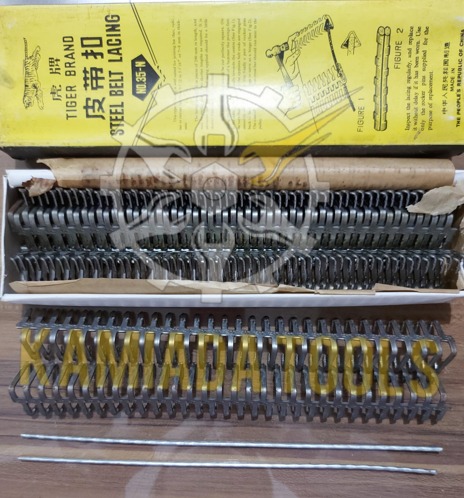 Steel belt Lacing no 35-N/Alligator Kuku Macan Tiger Brand no 35-N ...