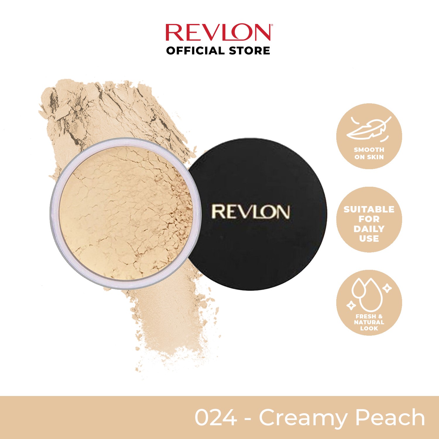 Revlon Touch & Glow Face Powder 24 gram - (bedak tabur lembut dan hasil ...