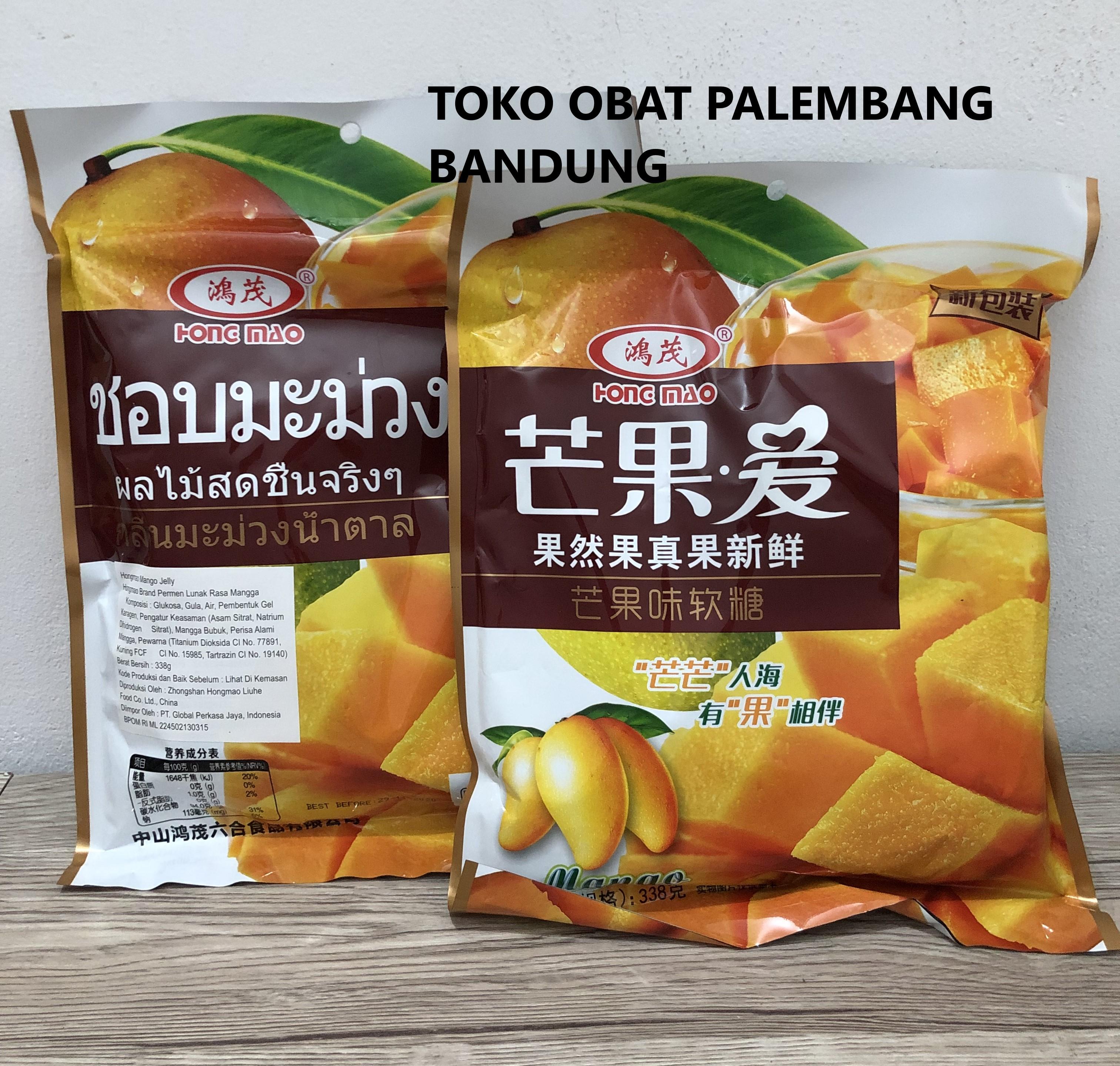 HONGMAO MANGO JELLY PERMEN LUNAK RASA MANGGA 340gram MANISAN MANGGA ...
