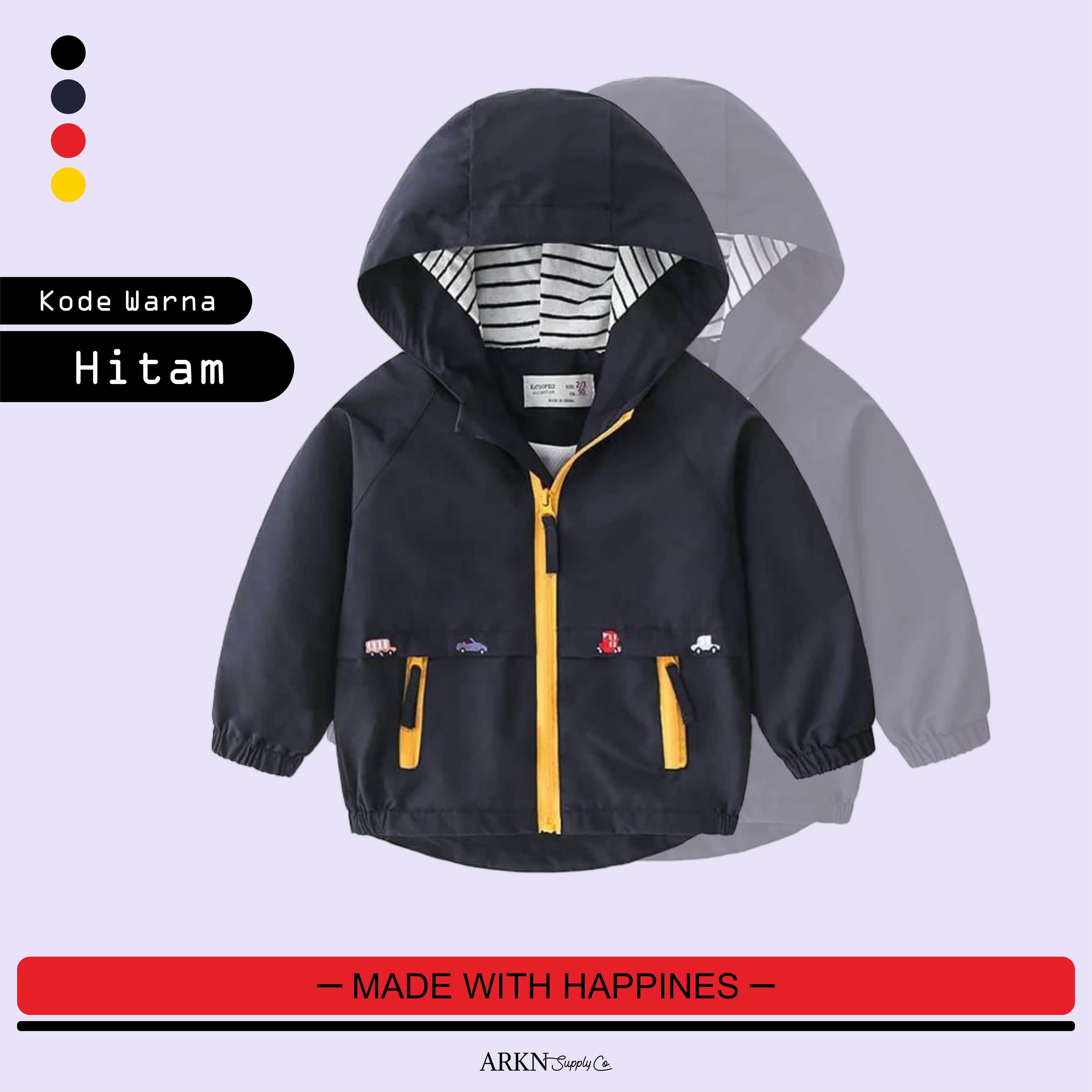 Jaket Anak Karu Coach | Jaket Parasut Anak | Baju Anak Umur 4 - 10 ...