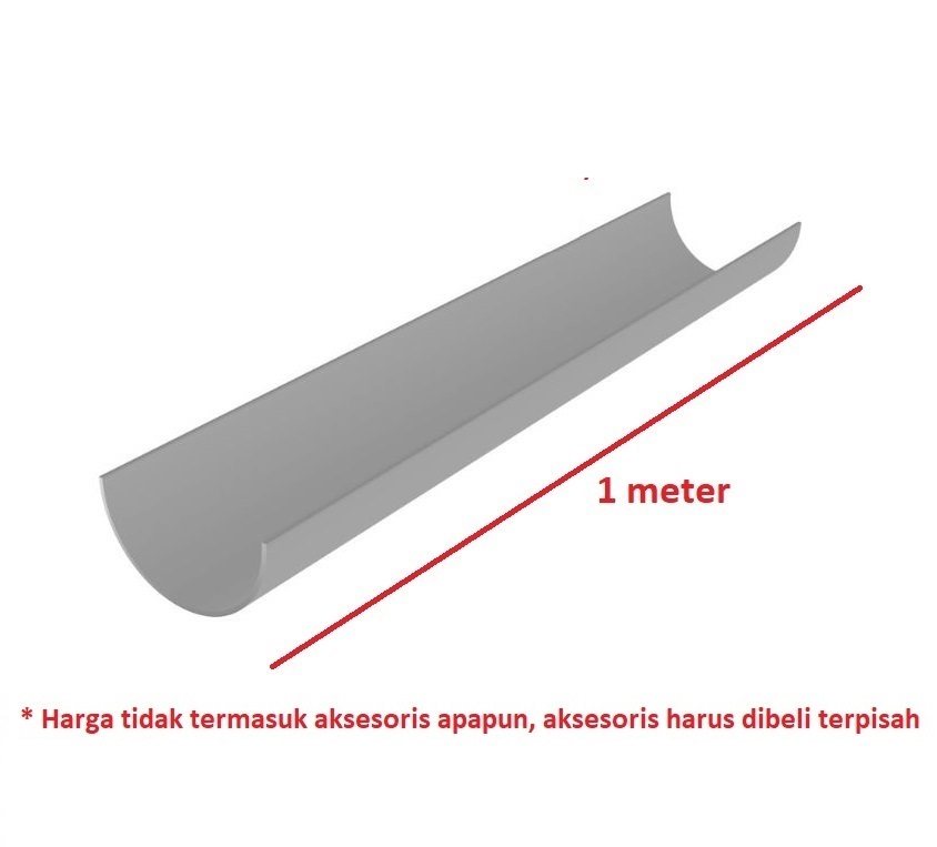 Talang air MASPION 8 inch per meter talang air PVC diameter 8" atau 20 ...