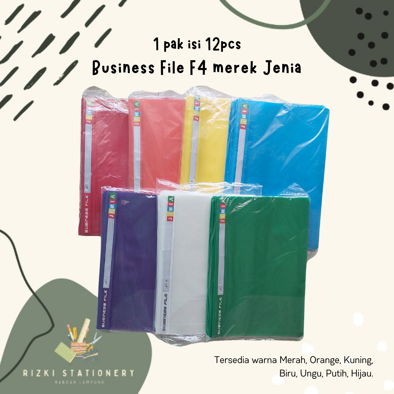 (1 pak) Map Bisnis / Business File F4 Jenia Sneil | Lazada Indonesia