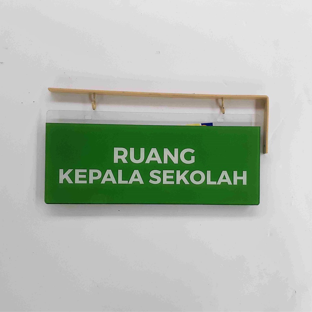 Papan Nama Ruang Akrilik : Ruang Kepala Sekolah, Papan nama akrilik ...