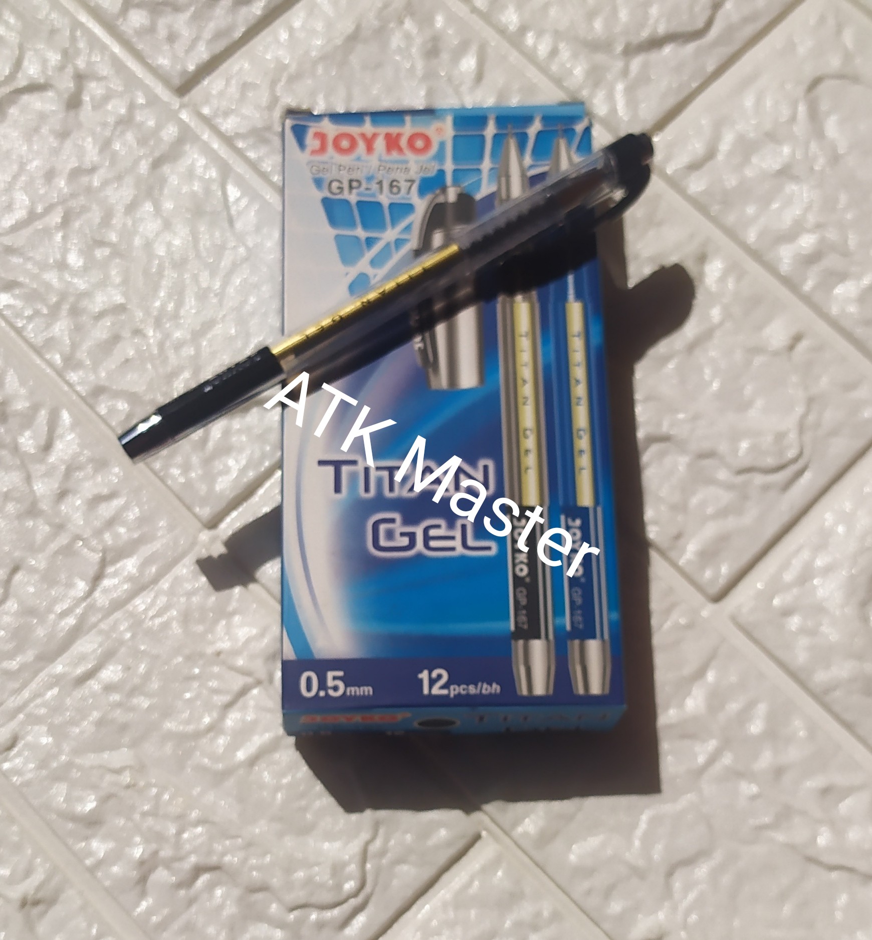 PULPEN JOYKO TITAN GEL GP-167 WARNA HITAN 1 PACK | Lazada Indonesia