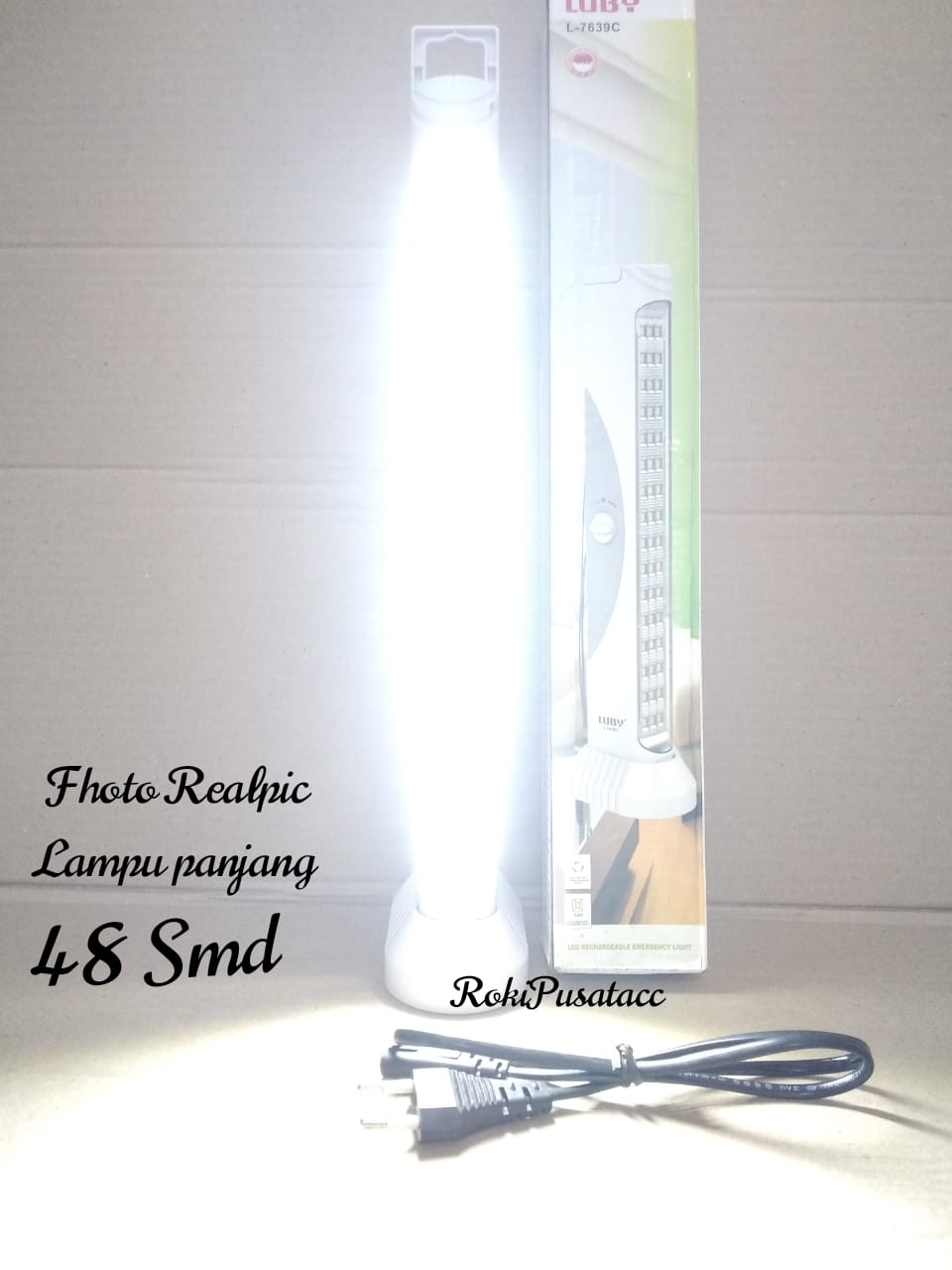 Lampu Emergency LED SMD / Charger Recharger Lamp Emergency Besar ...