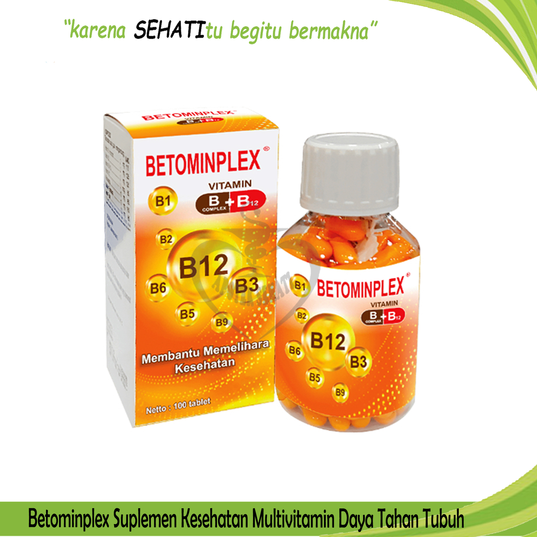 Betominplex Kapsul Suplemen Multivitamin Kesehatan Daya Tahan Tubuh ...