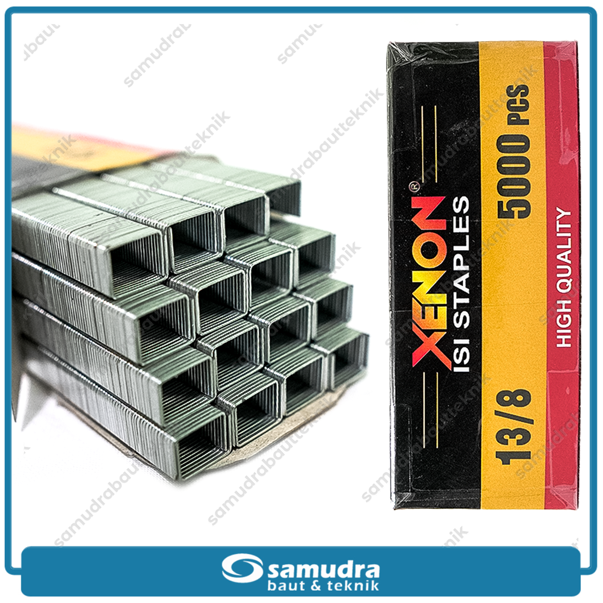 XENON 13/8 Refill Tembakan Staple Gun Isi Ulang Staples Tembak 8 mm ...