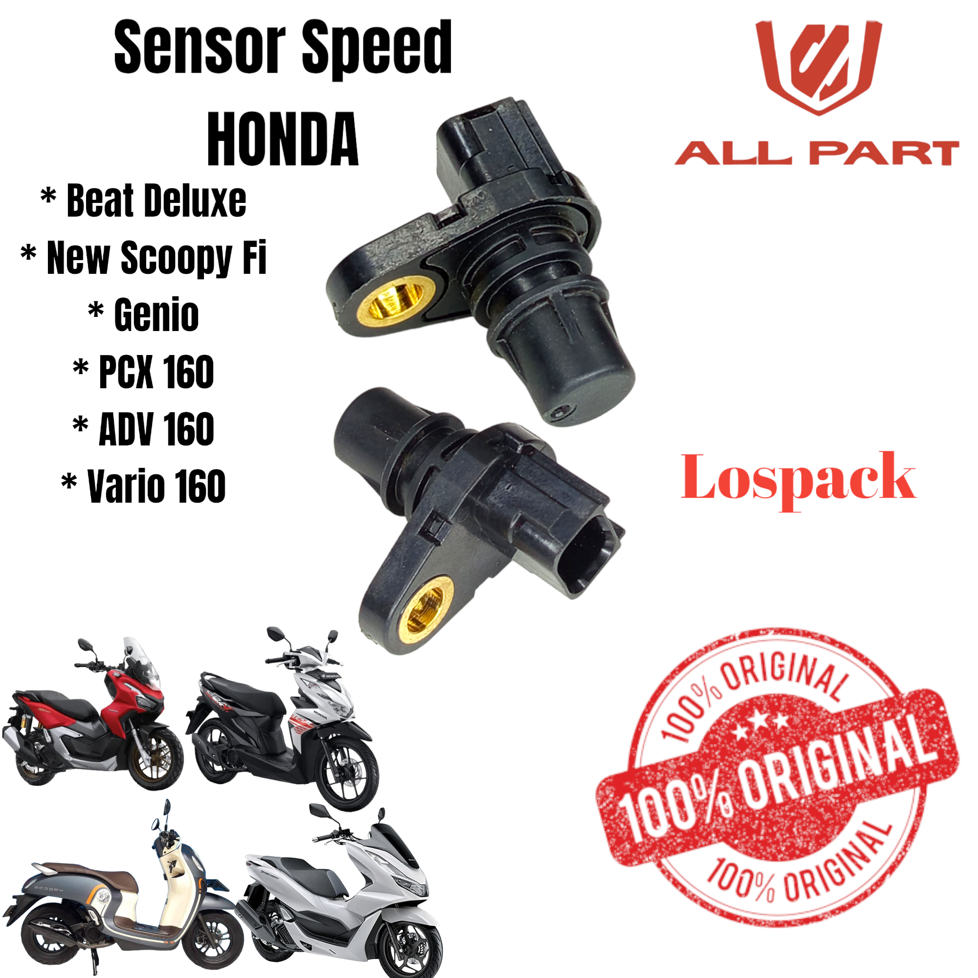 ( ORIGINAL ) Spull spul stator comp honda new beat deluxe new scoopy ...