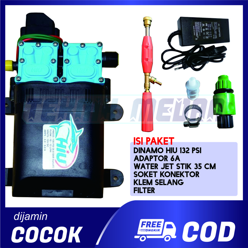 Paket Dinamo Steam Tekanan Tinggi Merek HIU Original Double Pump Isi ... Paket Dinamo Steam Tekanan Tinggi Merek HIU Original Double Pump Isi ...