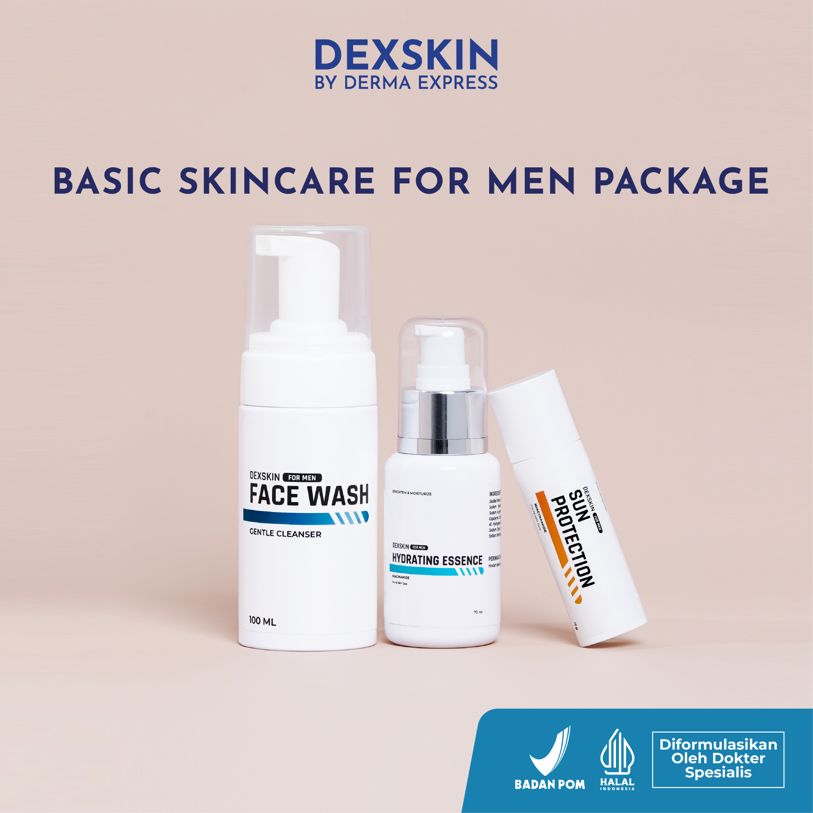 DexSkin Basic Skincare For Men Package | Lazada Indonesia