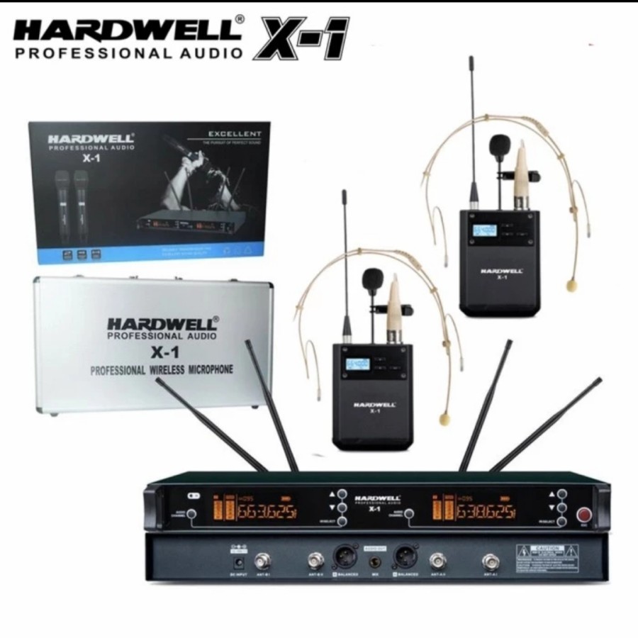 MIC WIRELESS CLIP ON DAN HEADSET HARDWELL X1 / X 1 ORIGINAL HARDWELL ...