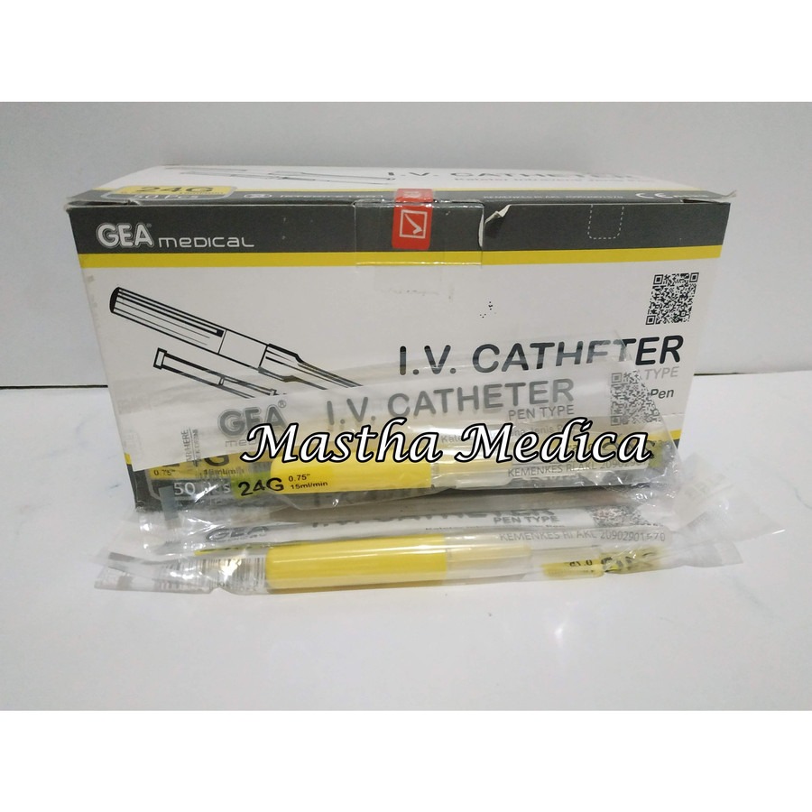 Jarum Infus Gea IV Catheter Inflo Abbocath Satuan 14g,16g,18g,20g,22g ...