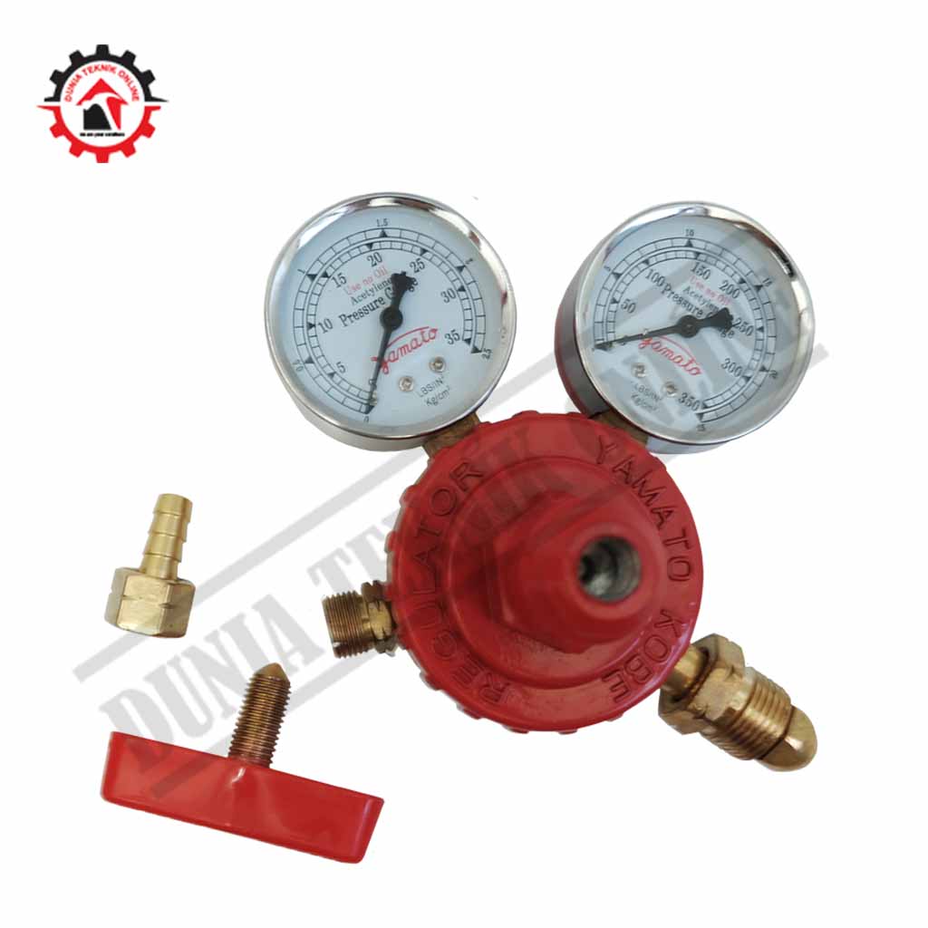 Regulator Las Acetylene YAMATO Tabung Gas Acetilen Welding | Lazada ...