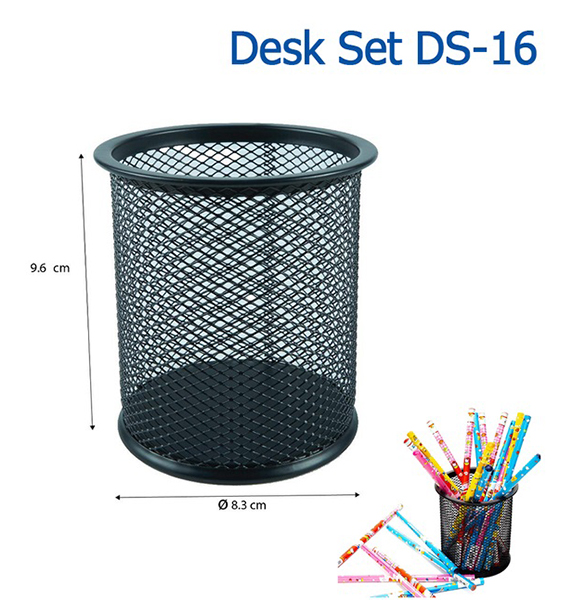 Tempat Alat Tulis / Tempat Pulpen / Pena Jaring Jala / Desk Set / Pen ...