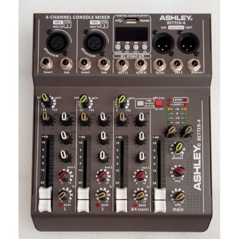 Mixer Audio 4 Channel Ashley Better-4 Better 4 | Lazada Indonesia
