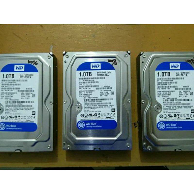 HDD hardisk harddisk hard disk internal Pc 1TB Merk Western Digital WD ...