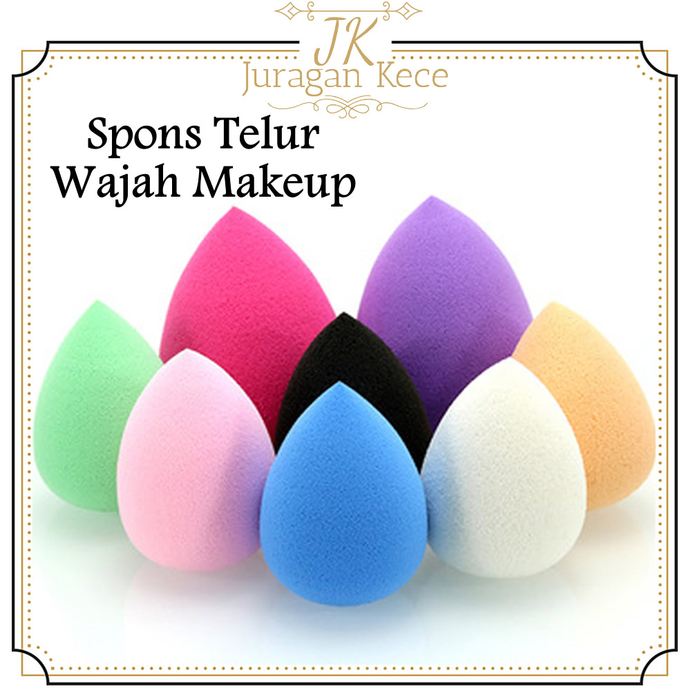 JUKE Spons Telur Guci Beauty Makeup Sponge Wajah Spon Blender Telor ...
