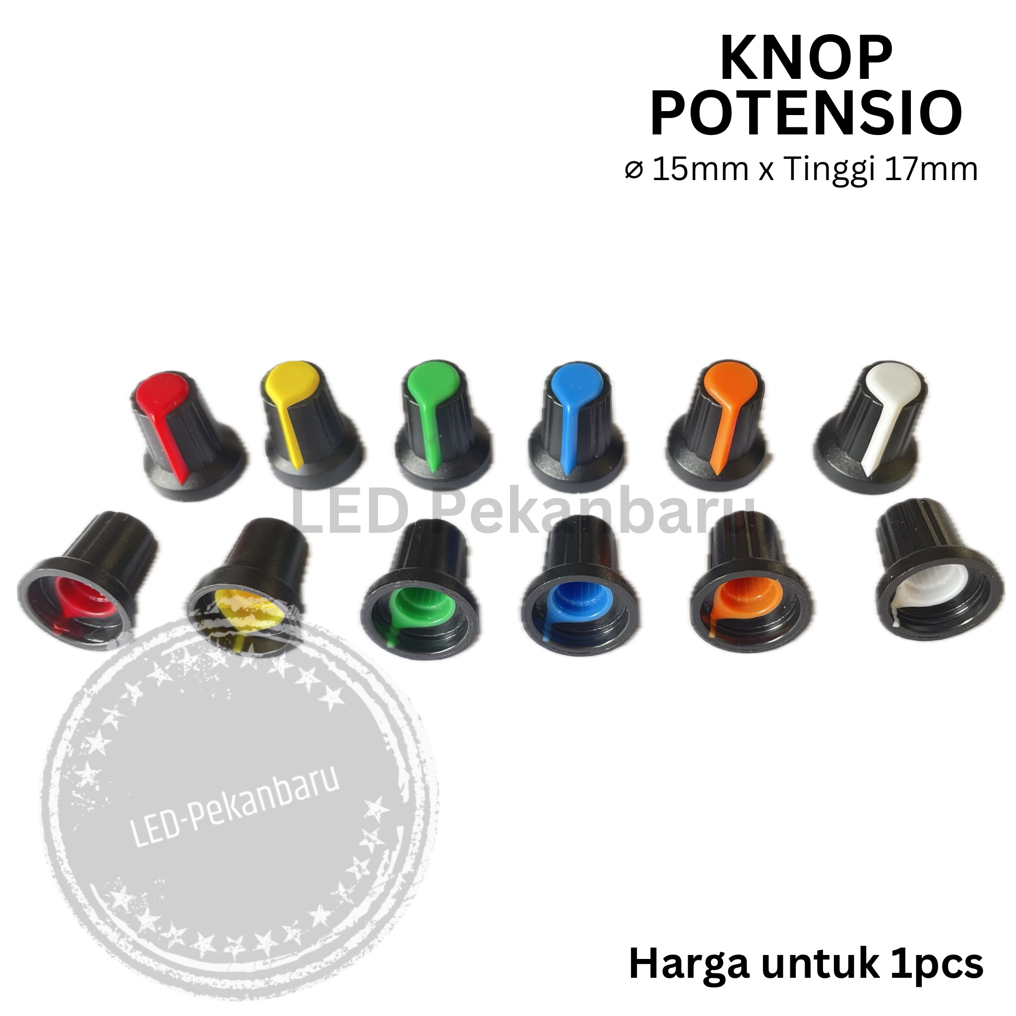 KNOP POTENSIO MIXER WARNA KNOB TUTUP POTENSIOMETER PEMUTAR VOLUME VOL | Lazada Indonesia