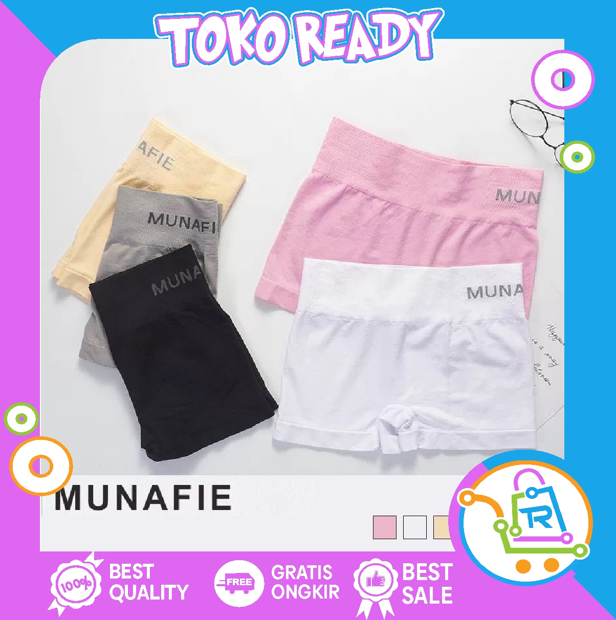 Celana Korset Pinggang Munafie Rendah/Low Waist/Safety Pants/Bentuk Segi Empat B023 | Lazada ...