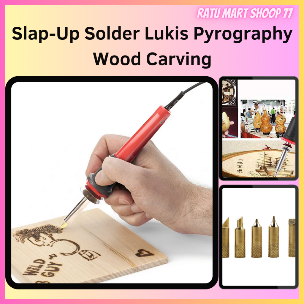 READY AH Royal Slap-Up Solder Lukis Pyrography Wood Carving Soldering ...
