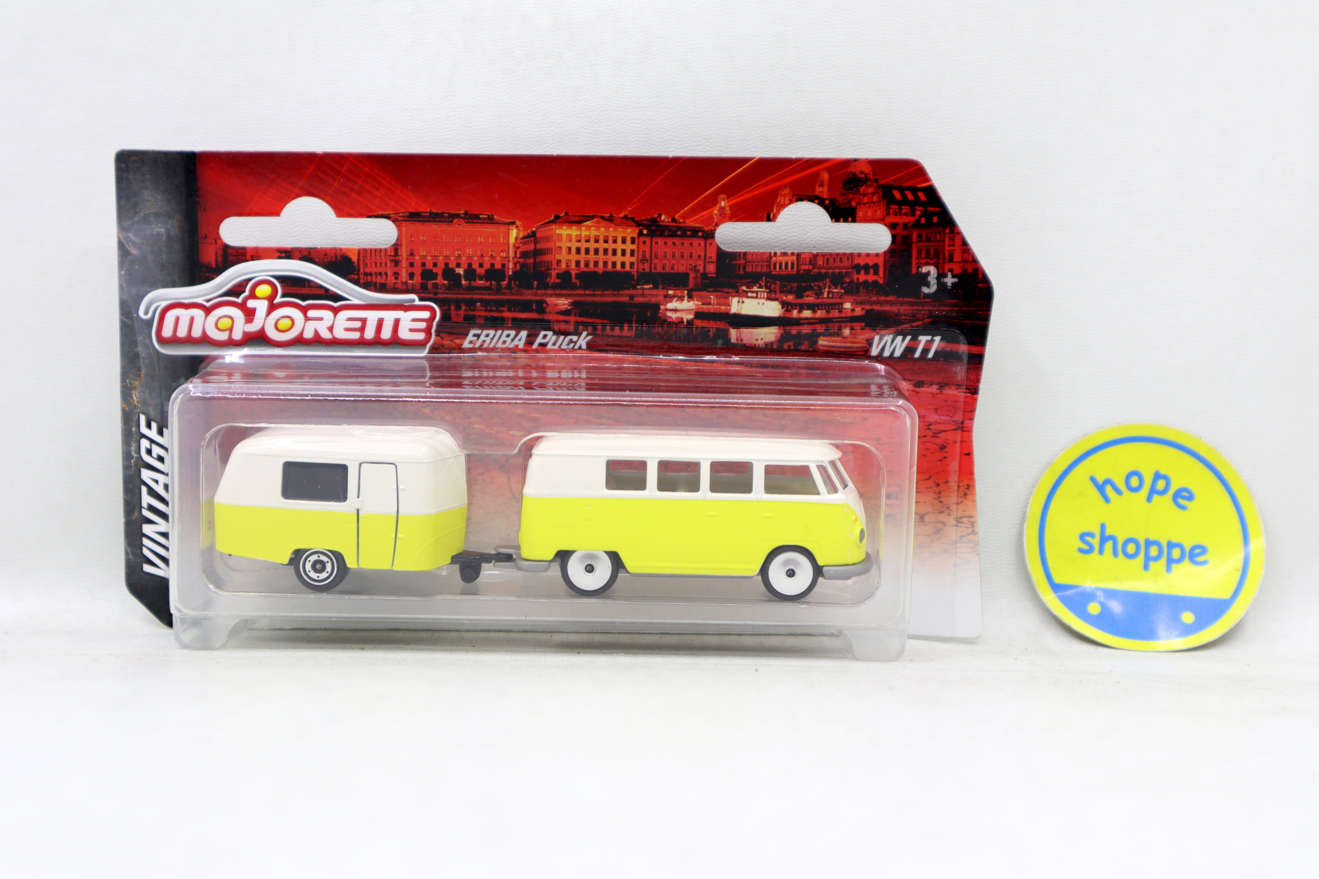 Mainan Diecast Mobil Majorette Vintage Trailer VW TI Original ...