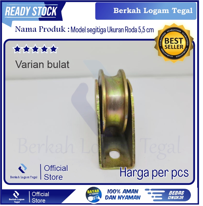 Roda Pagar Roda Pintu Pagar Besi 50 Mm Model U & V Roda Gerbang Pagar ...