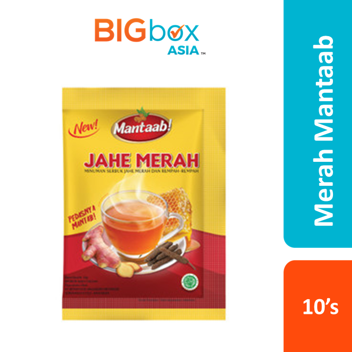 Jahe Merah Mantaab 10 sachets (Renceng) | Lazada Indonesia