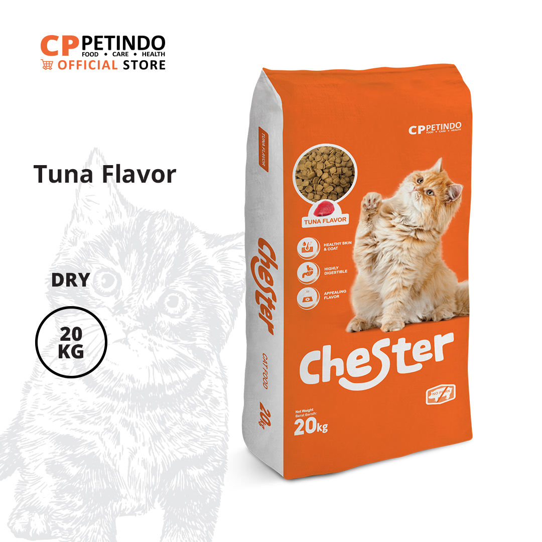 CHESTER Cat Food ADULT TUNA 20 KG | Lazada Indonesia