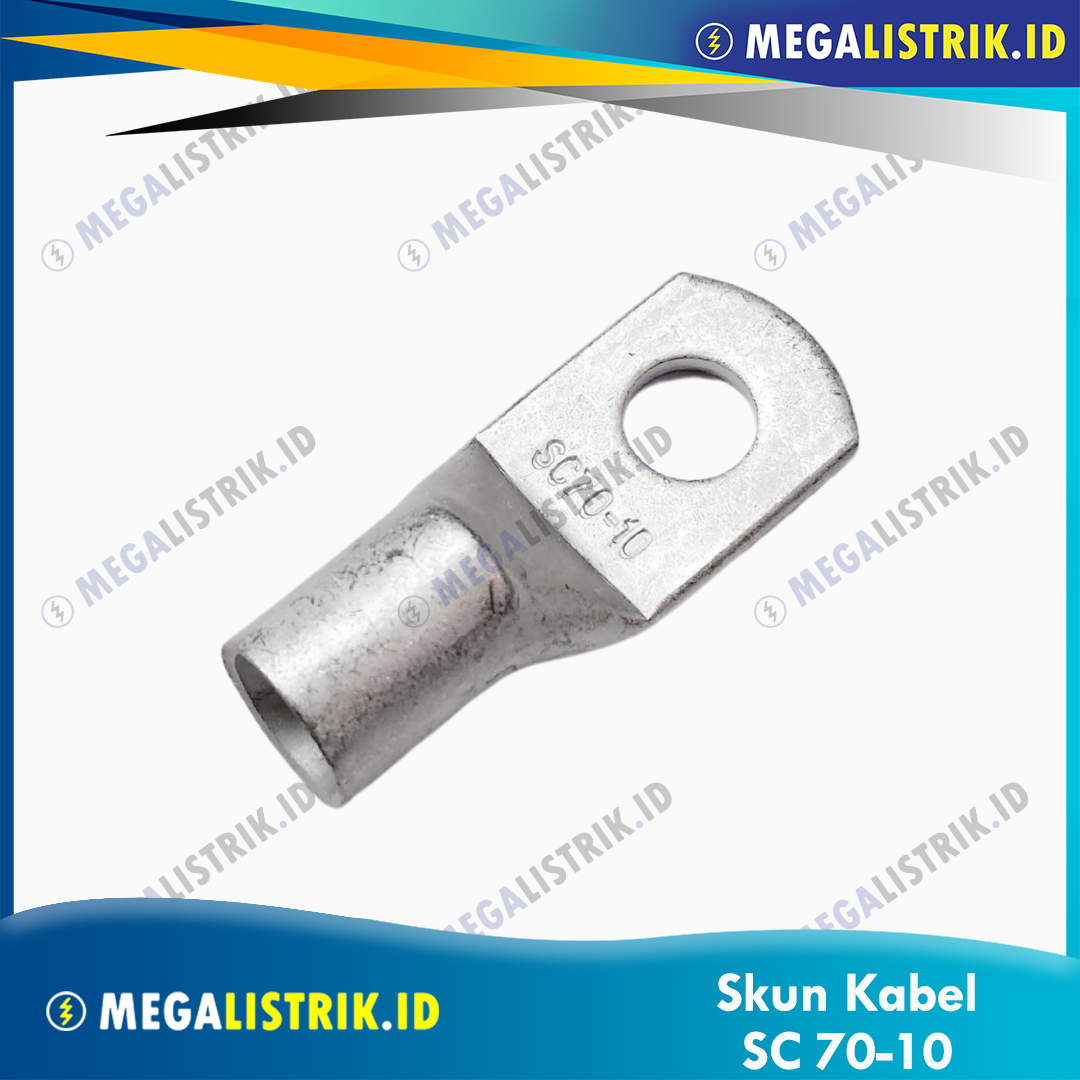 SKUN KABEL SC-70-10 / SCUN SEPATU 70MM / CABLE LUG 70 MM / SC70 TEMBAGA ...