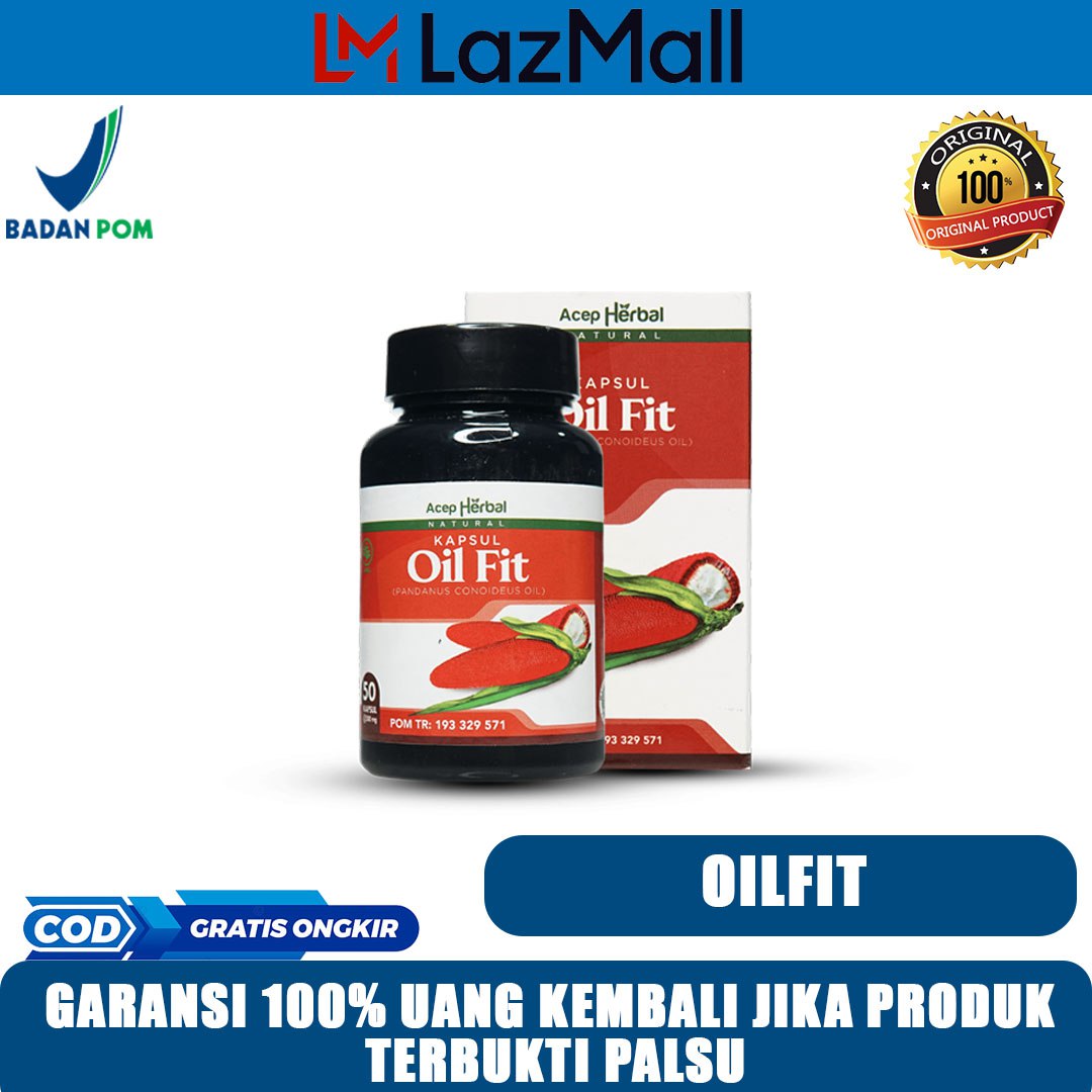 Oil Fit Kapsul Original / Oil Fit Buah Merah Papua / Kapsul Oil Fit ...