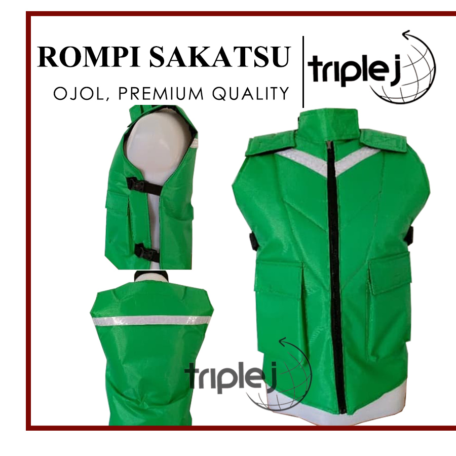 ROMPI Motor Gojek Grab Ojol Anti Angin dan Waterproof Terbaru Model ...