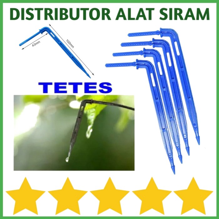 2 PCS DRIP STICK FERTIGASI S STICK DRIPPER BEND ARROW IRIGASI SPRINKLER ...