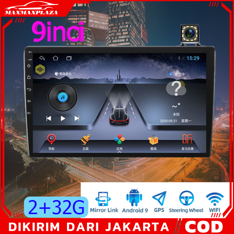 ( Dikirim Dari Jakarta) HEADUNIT ANDROID 9 INCH DAN PCX RAM 2GB MEMORY ...