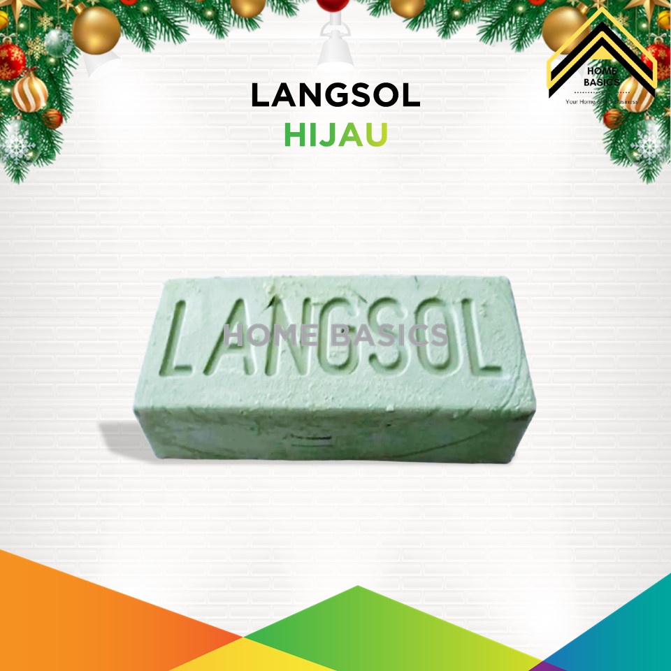 Langsol / Batu Poles Stainless / Batu Hijau Pengkilap Logam / Lamsol ...