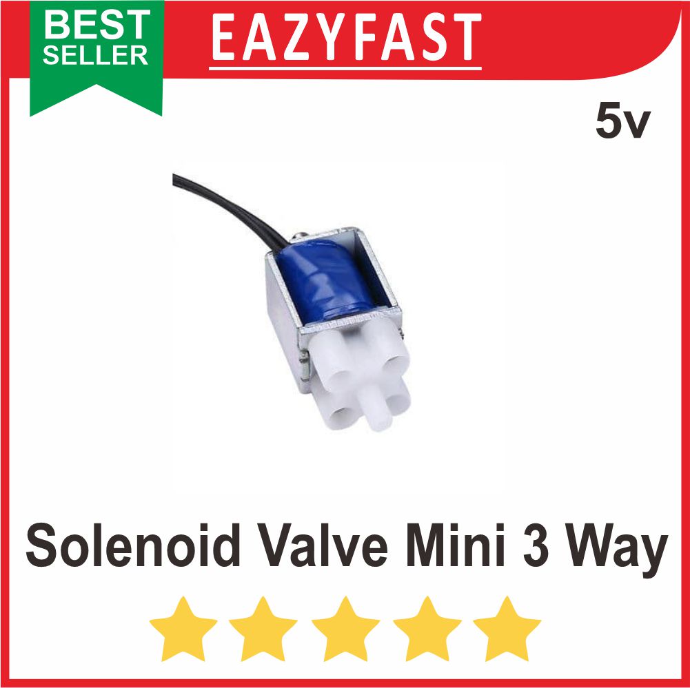 Solenoid Valve Mini 3 Way 5v mini Angin Udara Gas | Lazada Indonesia