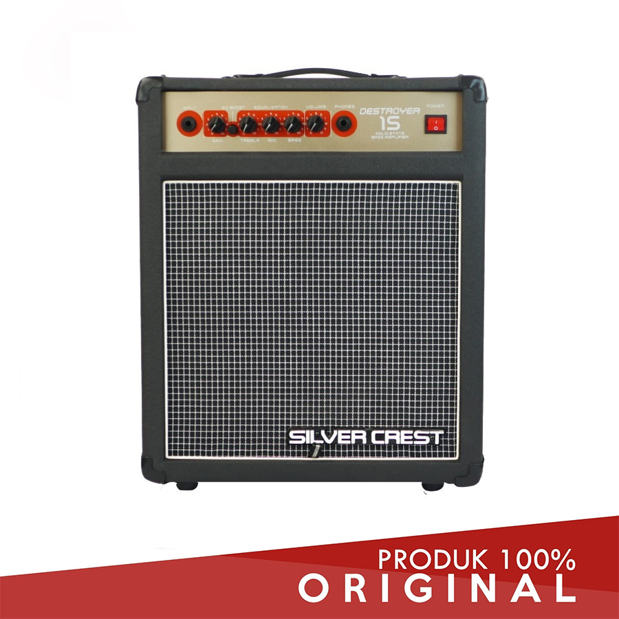 SILVERCREST/SILVER CREST BASS AMPLI/AMPLIFIER DESTROYER 15 | Lazada ...
