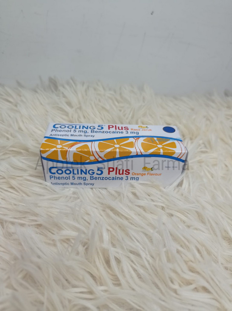 Cooling 5 / Cooling 5 Plus Obat Spray Sakit Gigi dan Sariawan | Lazada ...