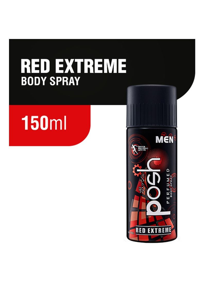 POSH Men Perfumed Body Spray 150ml 150 ml - Red Extreme | Lazada Indonesia