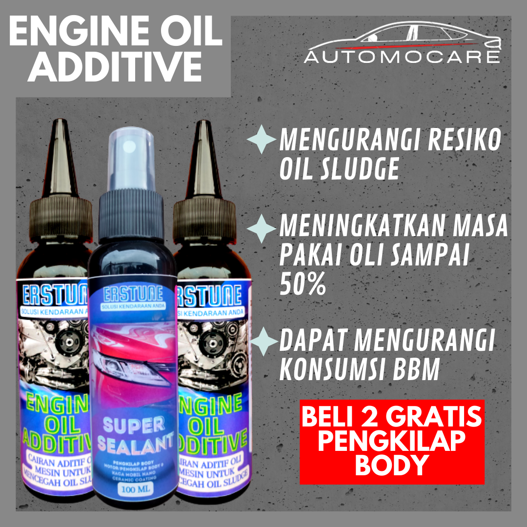 ERSTUNE Engine Oil Additive Cairan Aditif Oli Mesin Mencegah Kerak ...
